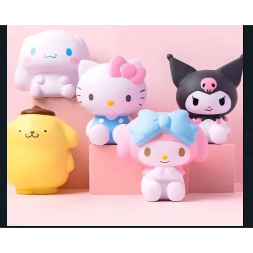 Jual HS - BONEKA SQUISY SANRIO | SQUIN SANRIO | MELODY | HELLOKITTY | CINAMORROL | KUROMI ...