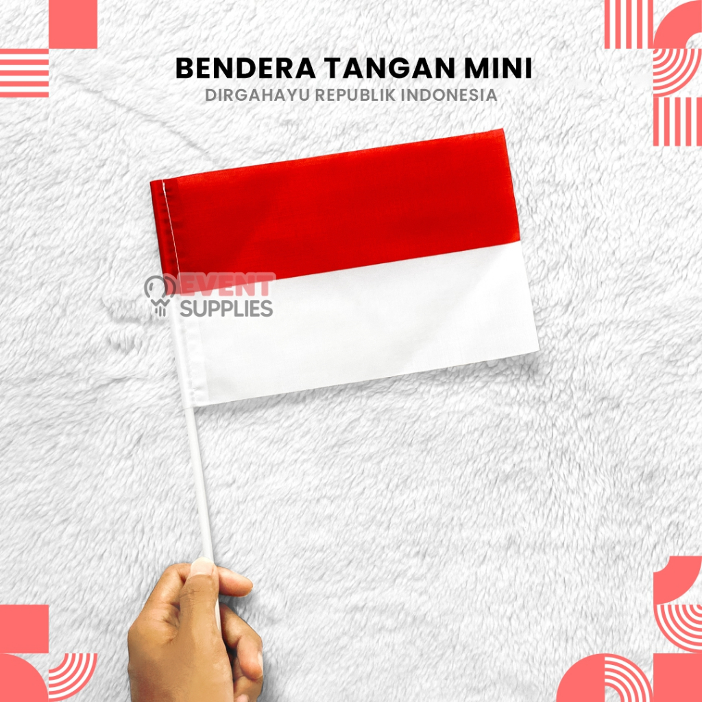 Jual Bendera Tangan Stik Indonesia / Bendera Mini Flag Indonesia ...