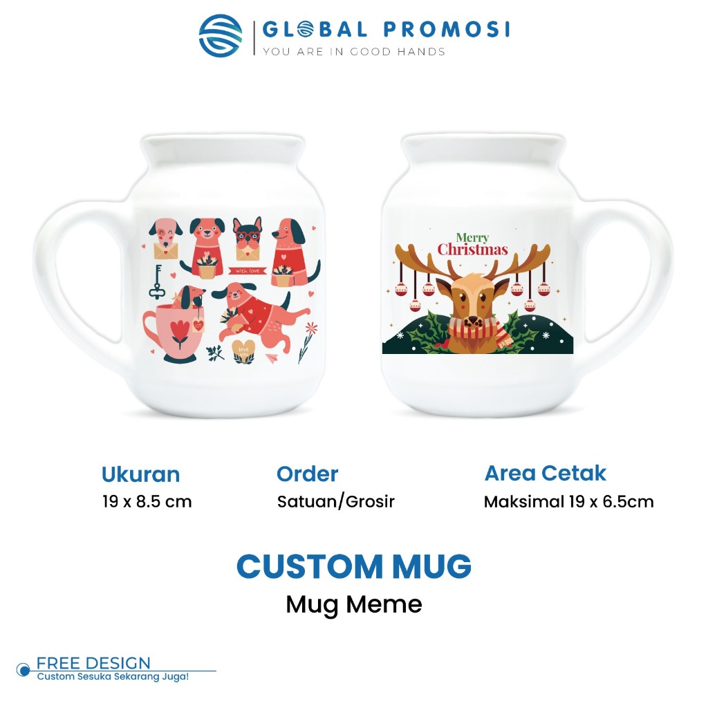 Jual Mug Meme Unik Lucu Custom Gelas Satuan/Grosir Khusus GO-Send/GRAB ...