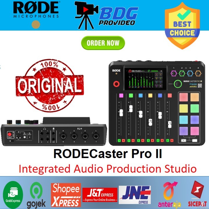 Jual Rode Caster Pro II Integrated Audio Production Studio / RODECaster ...