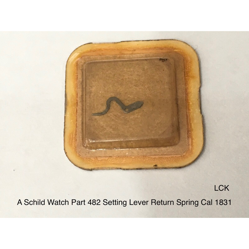 Jual A Schild Watch Part 482 Setting Lever Return Spring Cal 1831 ...