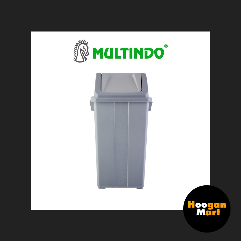 Jual [ Keranjang ] Tempat Sampah Plastik Abu-Abu Regata 42 Liter ...