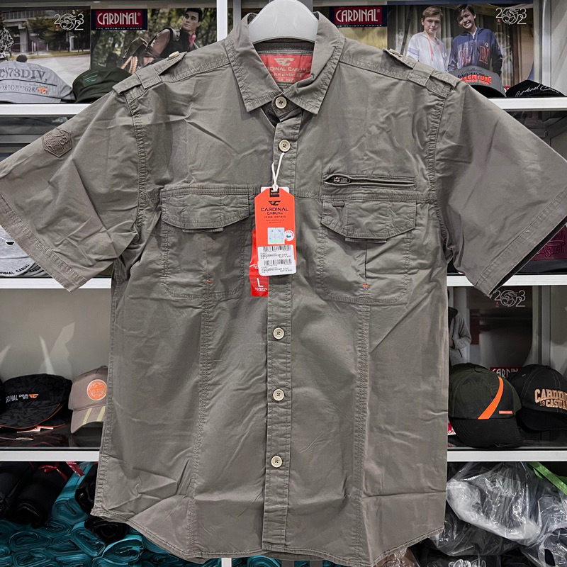 Jual Kemeja Cardinal Adventure Lengan Pendek Original | Shopee Indonesia