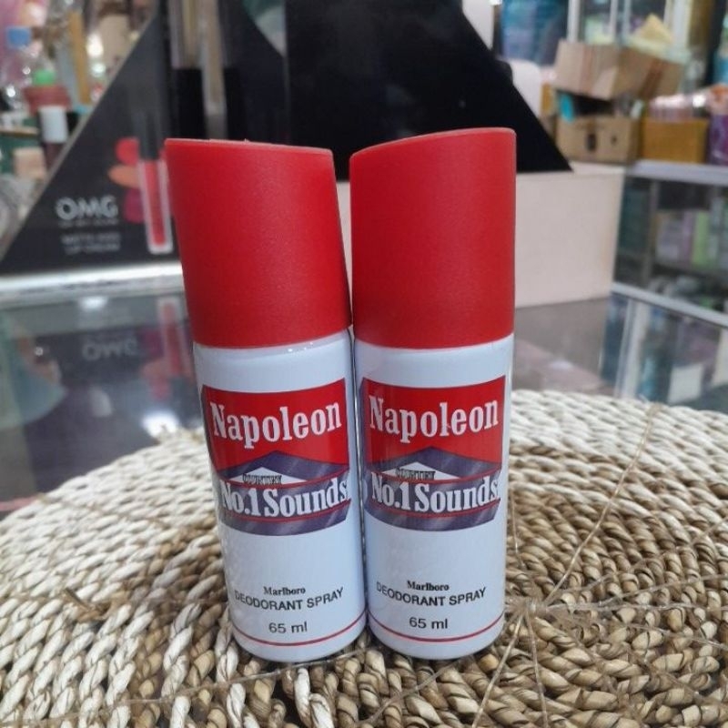 Jual Napoleon Deodorant Spray Parfum Kaleng 65ml | Shopee Indonesia