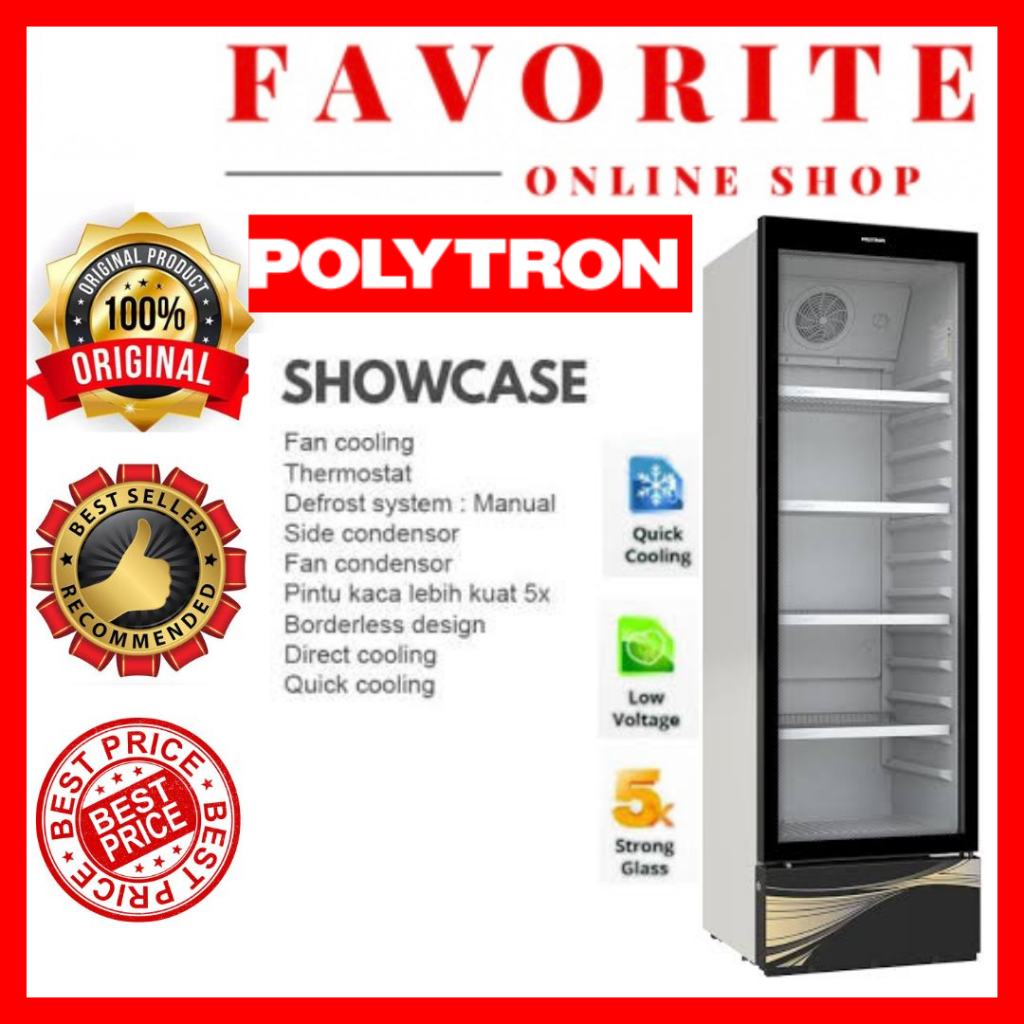 Jual SHOWCASE POLYTRON 237 POLYTRON SHOWCASE 4 RAK 237 | Shopee Indonesia