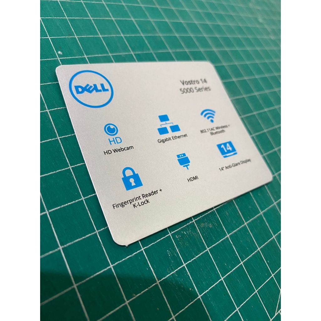 Jual Stiker Spesifikasi Laptop Dell Vostro 14 5000 Series Mengkilat ...