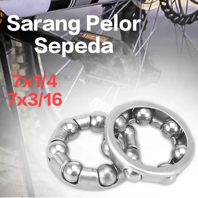 Jual pelor sarang as roda depan sepeda 2 pcs/bering roda depan sepeda 2 ...