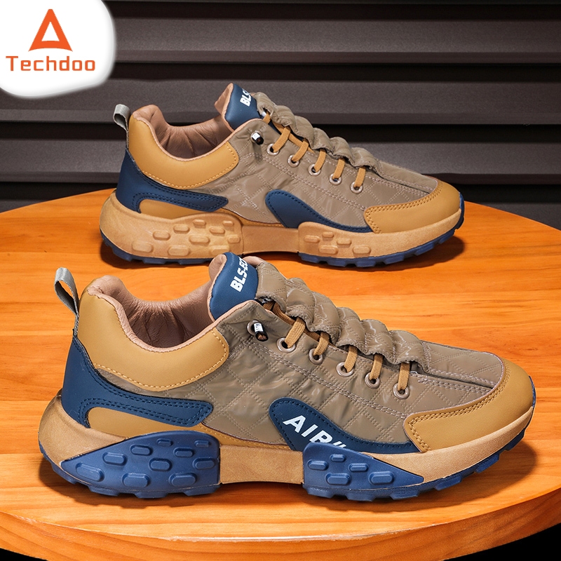 Jual Techdoo Sepatu Sport Lari Olahraga Pria Sneakers Casual Jalan Santai Cowok Dewasa Shoes ...