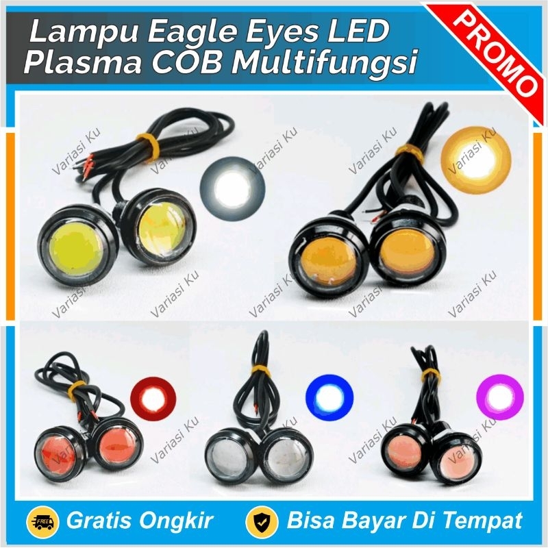 Jual LAMPU MATA ELANG SOROT TEMBAK EAGLE EYE LED BESAR 23MM LENSA SEIN SEN RETING KOLONG MESIN ...