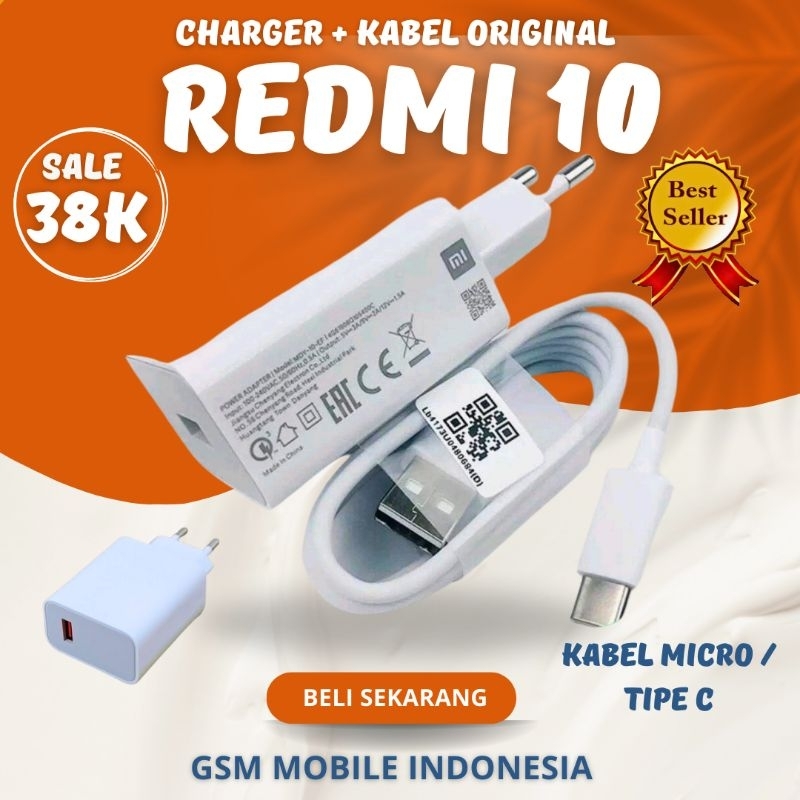 Jual PROMO Charger Redmi 9 Ori Fast Charging 2A Micro / Type C | Shopee ...