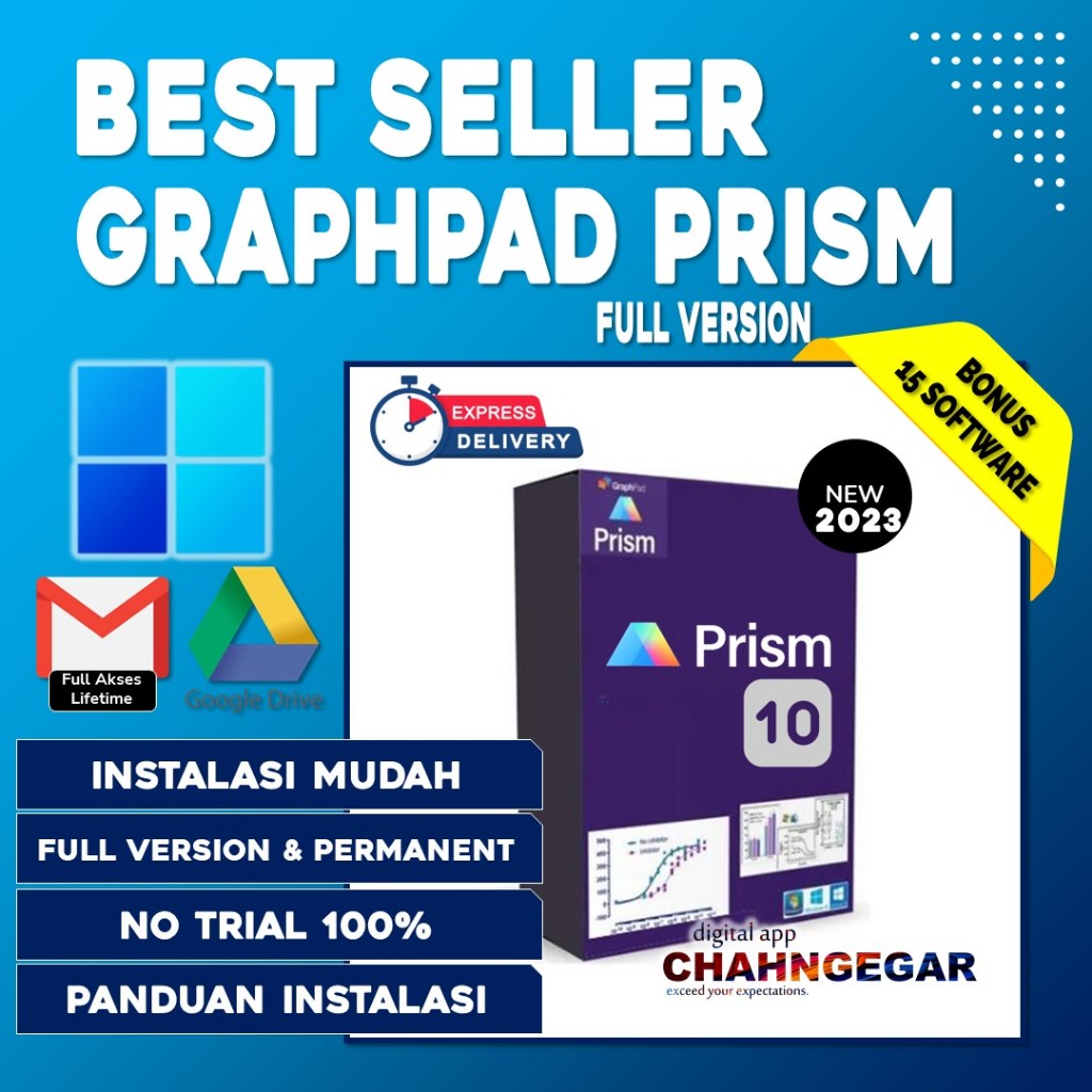 Jual GraphPad Prism 10 terbaru 2025 Full Version Lisensi Lifetime ...