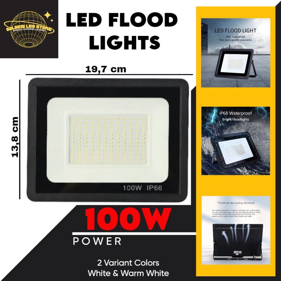 Jual LAMPU SOROT LED SMD IP66 WATERPROOF / LAMPU TEMBAK LED / LAMPU OUTDOOR | Shopee Indonesia
