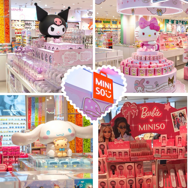 Jual ALL STUFF Miniso X Sanrio X Barbie | Barang campuran yang blom ada ...