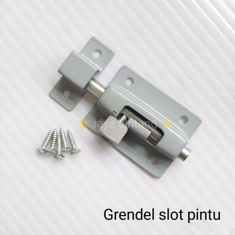 Jual Grendel slot pintu 2 inci tower bolt jendela lemari laci pengunci ...