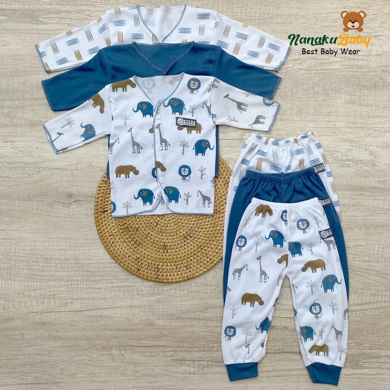 Jual Nanaku Baby - Isi 6 PCS Baju Celana Bayi / 3 Setel Baju Lengan ... Jual Nanaku Baby - Isi 6 PCS Baju Celana Bayi / 3 Setel Baju Lengan ...