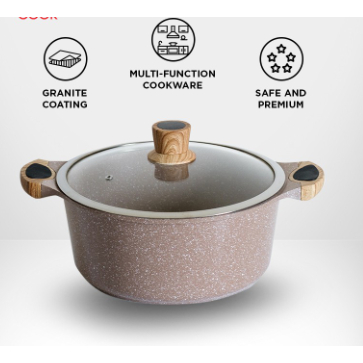 Jual Panci Bulat Masak Dutch Oven High Casserole Frypan - 28 cm ...