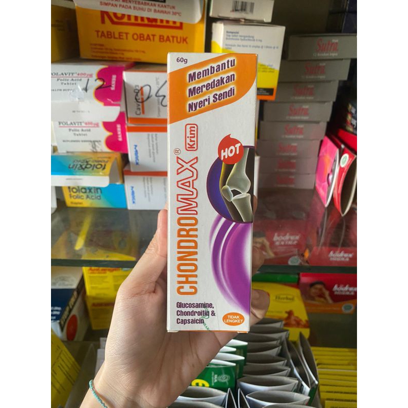 Jual Chondromax hot krim 60gr membantu meredakan nyeri sendi | Shopee ...