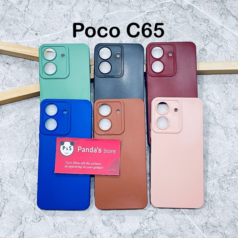 Jual Softcase Pro Camera Poco C65 Candy Case Full Color 3D Silikon TPU ...