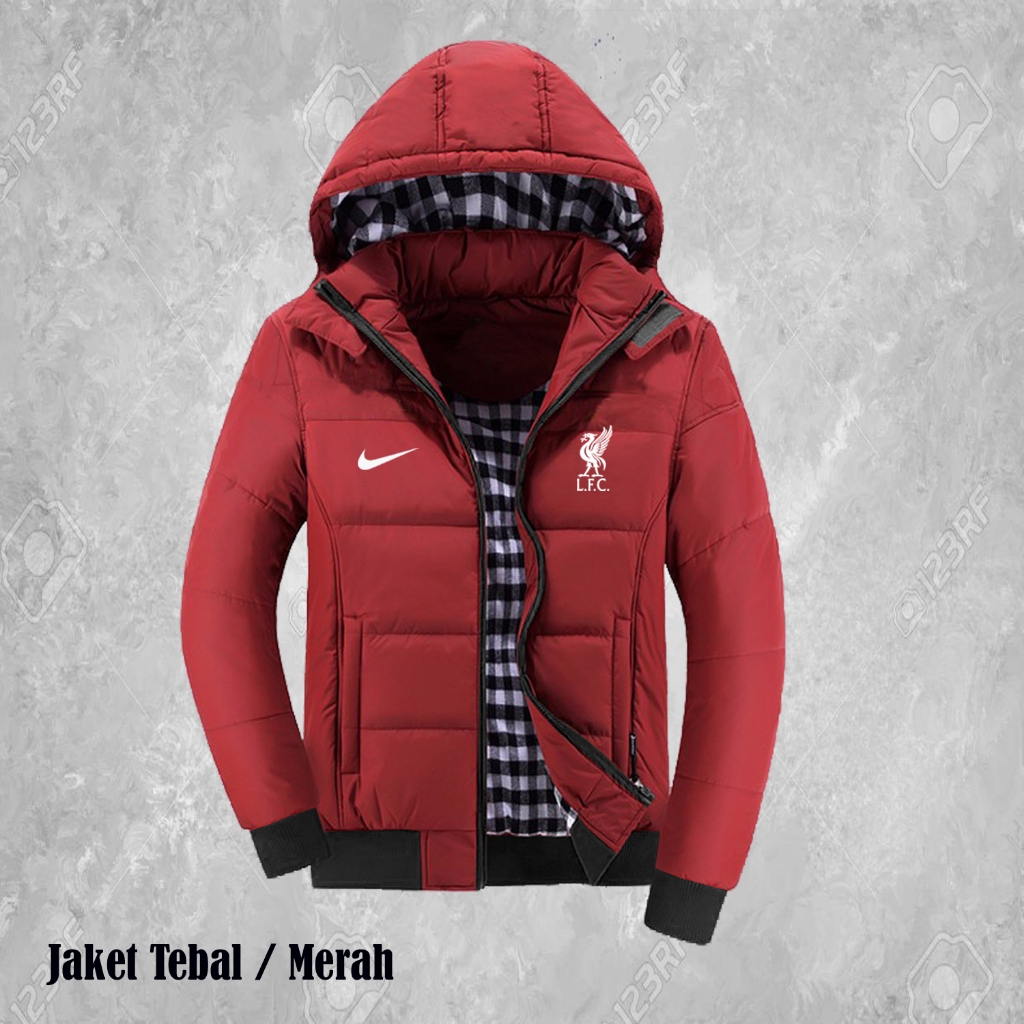 Jual Jaket Premium Logo Liverpool, Jaket Puffer Tebal, Jaket Parka ...