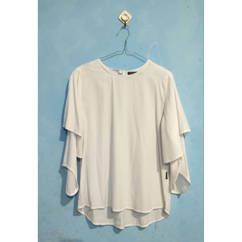 Jual Blouse Wanita Putih Point One ( Size S) | Shopee Indonesia