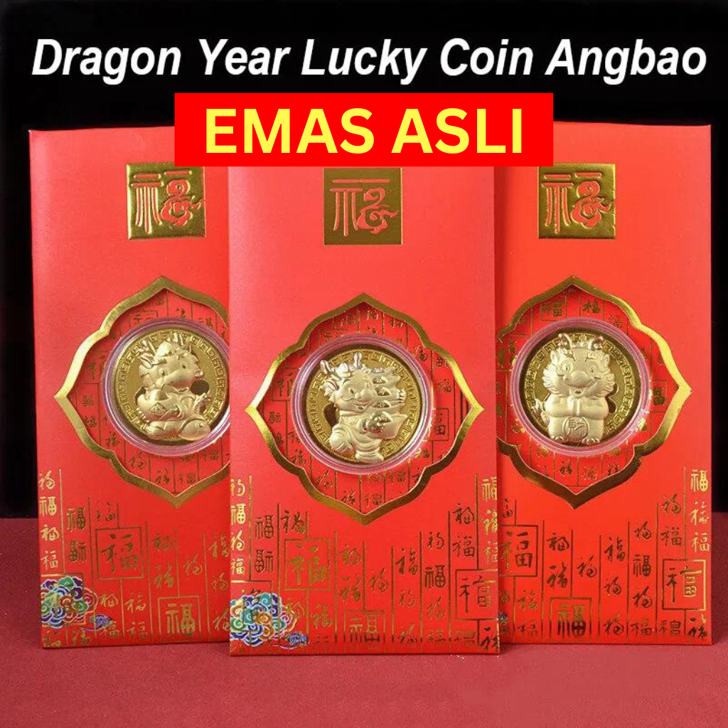 Jual Angpao Sincia Imlek 2024 Naga Dragon Ampau Tahun Baru Ukuran ...