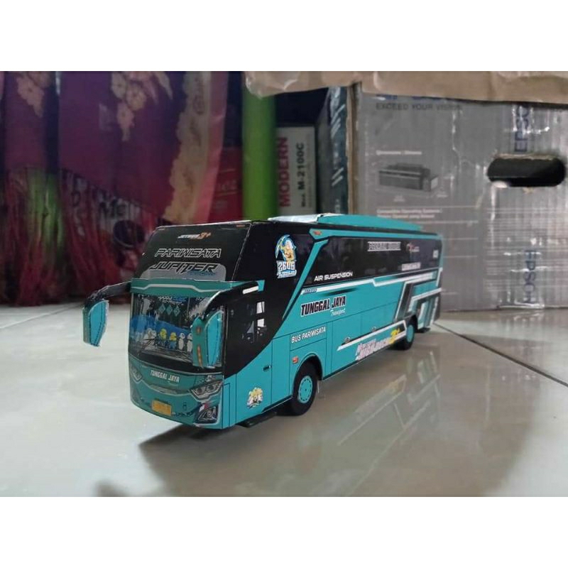 Jual MINIATUR BUS JUPITER REBORN TUNGGAL JAYA 1/50 | xs.ion | Shopee ...