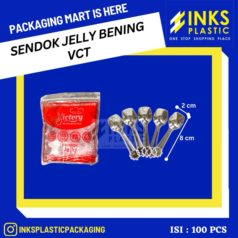 Jual SENDOK JELLY/AGAR/PUDING BENING (100 PCS) | Shopee Indonesia