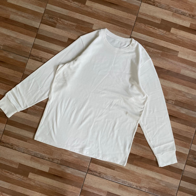Jual Uniqlo Heattech Ultra warm lengan panjang Putih | Shopee Indonesia