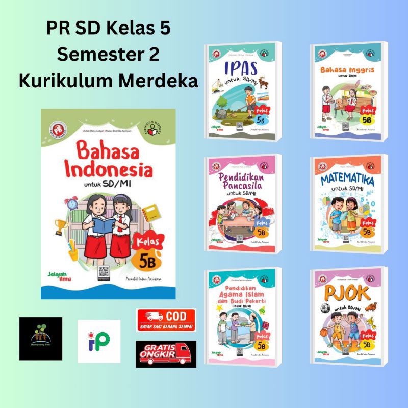 Jual Buku PR interaktif SD Kelas 5 Semester 2 Kurikulum Merdeka Tahun 2024 Penerbit Intan ...