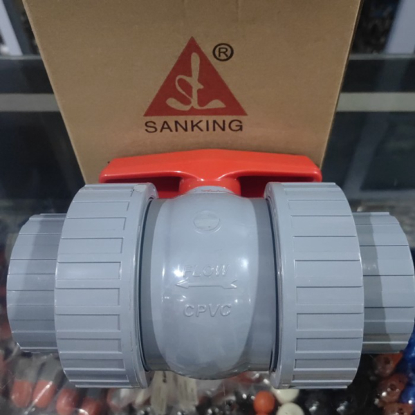 Jual Unik BALL VALVE 2 SOC DN50 TRUE UNION CPVC SCH80 EPDM SANKING ...
