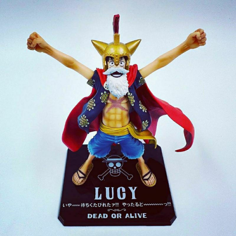 Jual Action Figure Luffy Lucy One Piece Dressrosa Figuarts Zero ...