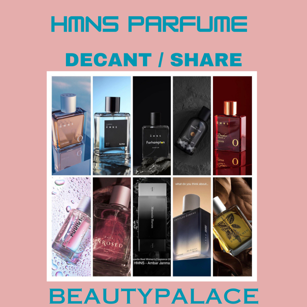 Jual HMNS Decant Parfum Orgasm Alpha EoS Farhampton Perfection Unrosed ...