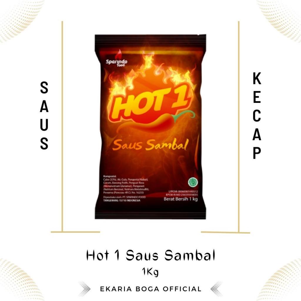 Jual SAUS SAMBAL | SAUS KEMASAN | SAUS HOT1 | HOT 1 SAUS SAMBAL 1KG ...