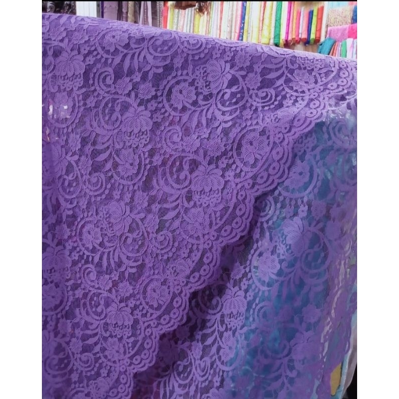 Jual KAIN RENDA BROKAT FATMAWATI METERAN MOTIF TERBARU LEBAR 1,5M ...