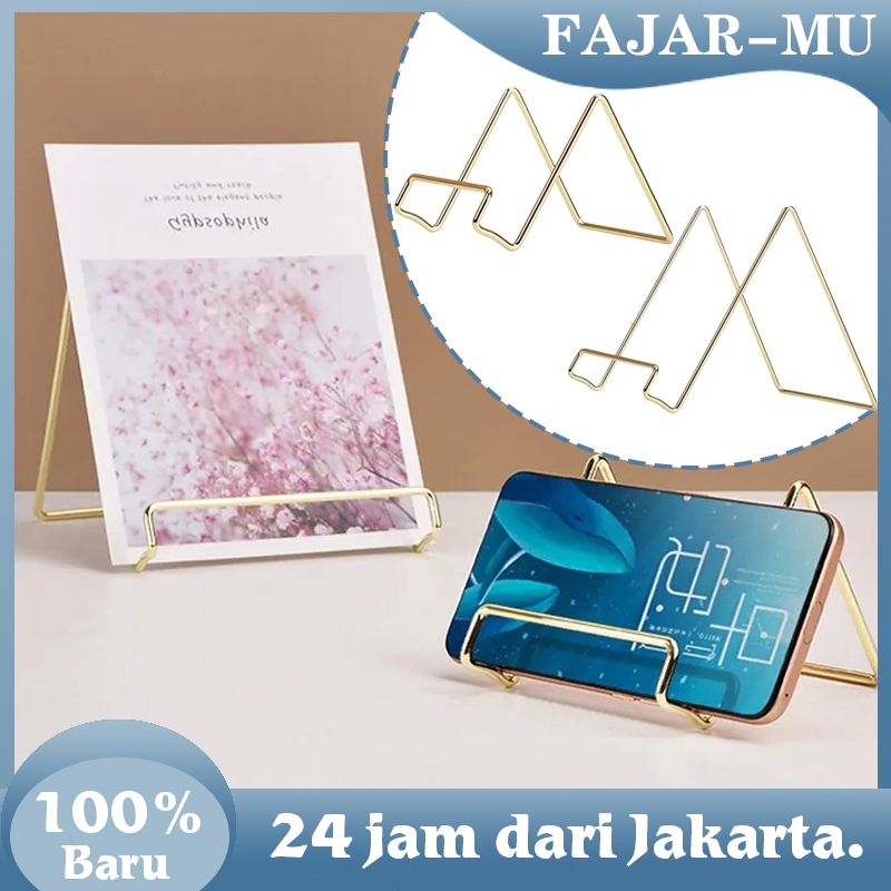 Jual Stand Display Buku Rak Bingkai Foto Stand Foto Bahan Besi Untuk ...