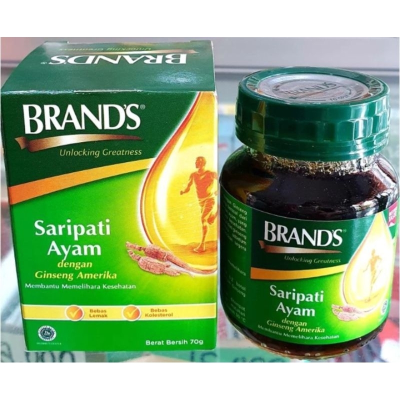 Jual Brand's Sari Pati Ayam Ginseng 1 botol 70 gram | Shopee Indonesia