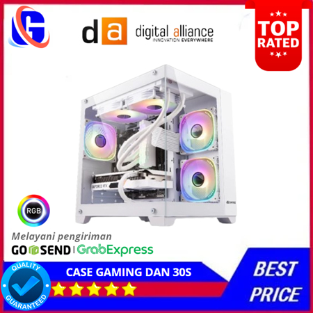 Jual Digital Alliance N30S Tempered Glass Mid-Tower Gaming Case I DA ...