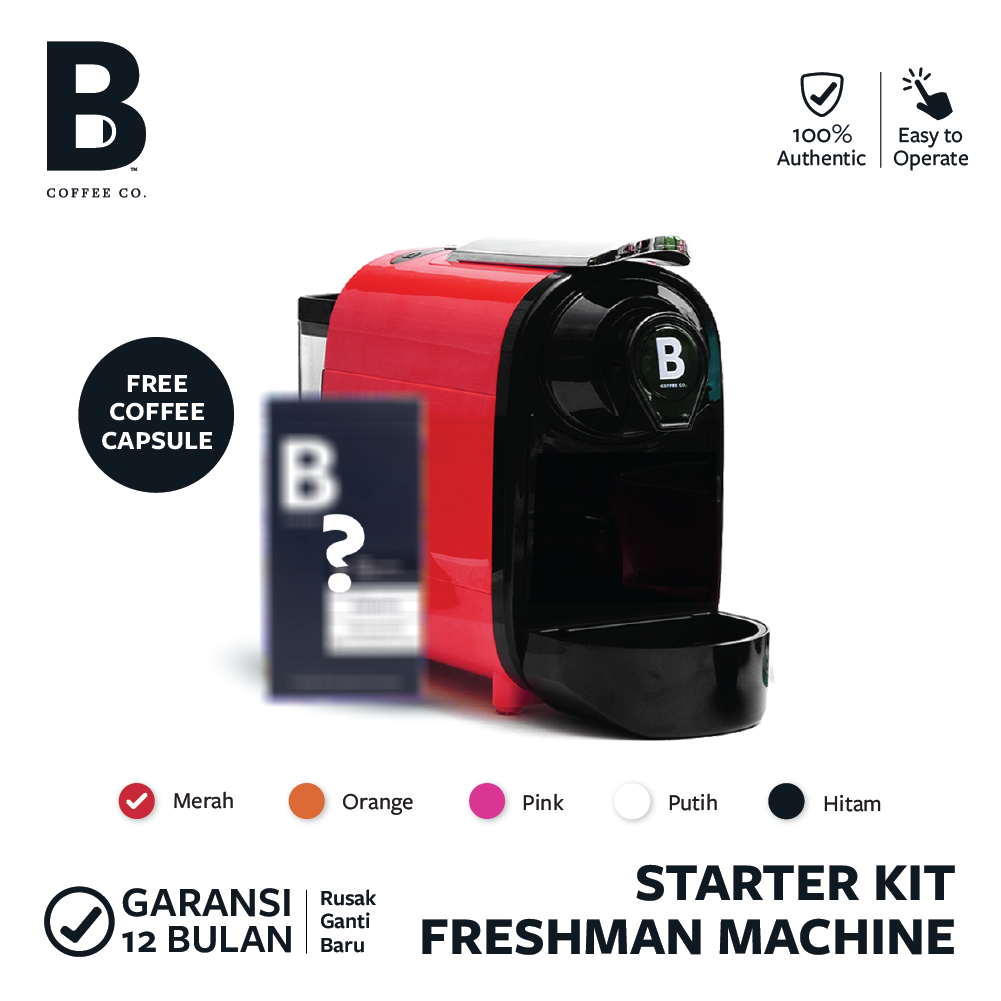 Jual B Coffee Co. Freshman Mesin Kopi Kapsul - Nespresso Compatible ...