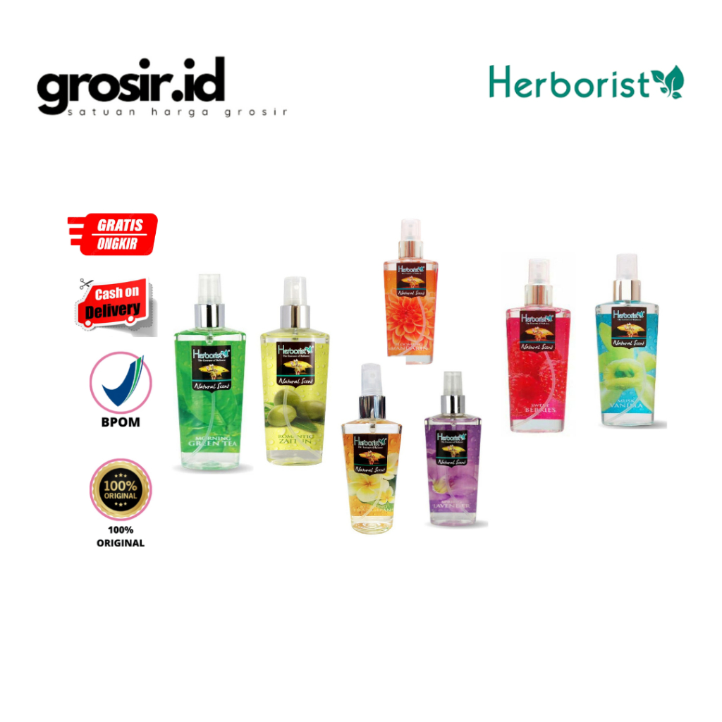 Jual Herborist Natural Scent/parfum badan 120ml | Shopee Indonesia