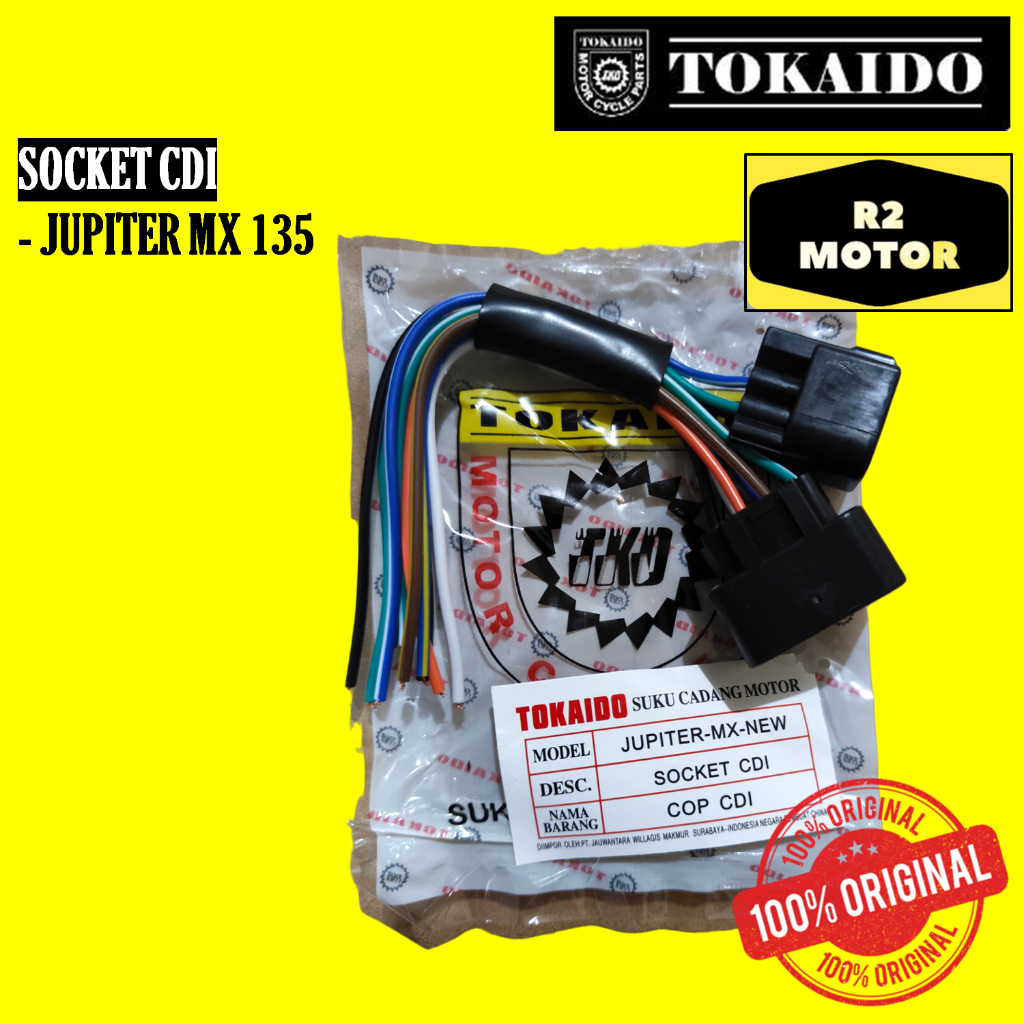 Jual TKD SOCKET SOKET COP CDI JUPITER MX 135 OLD NEW TOKAIDO MURAH KUAT ...