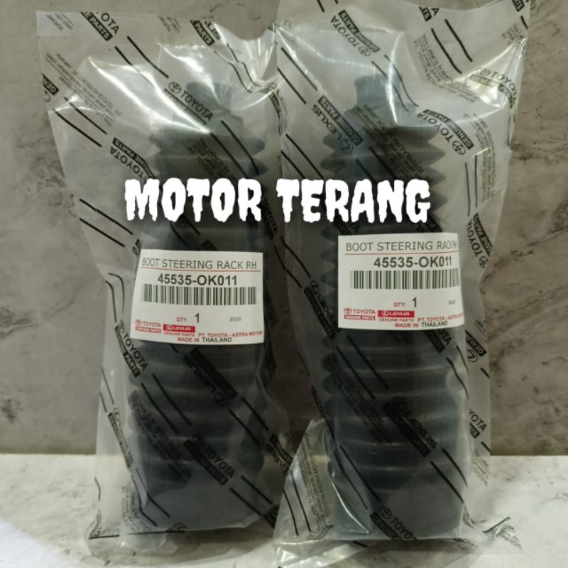 Jual KARET BOOT STEERING RACK RH - KARET BOT STIR KANAN TOYOTA INNOVA ...