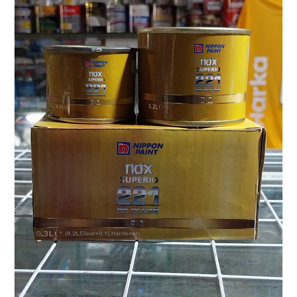 Jual Clear Coat / Clear / Pernis Nippon Paint Nax 221 0,3L - Pelindung Cat Duco Mobil dan Motor ...