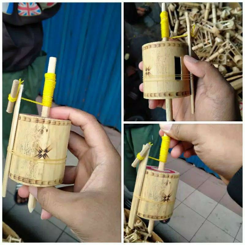 Jual Gasing Bambu / Bamboo Spinner Gasing Tradisional Indonesia ...