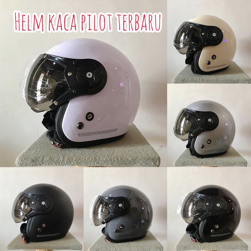 Jual HELM DEWASA TERBARU KACA PILOT MURAH | Shopee Indonesia