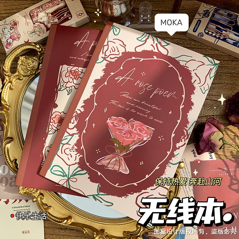 Jual Buku Tulis Latihan Sekolah Moka Notebook Aesthetic | Shopee Indonesia