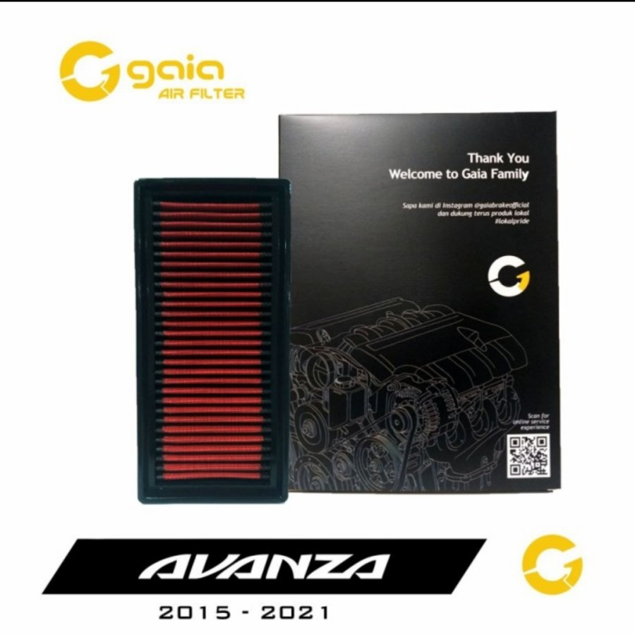 Jual FILTER UDARA GAIA AVANZA DUAL VVTI SIENTA EXPANDER XPANDER ...