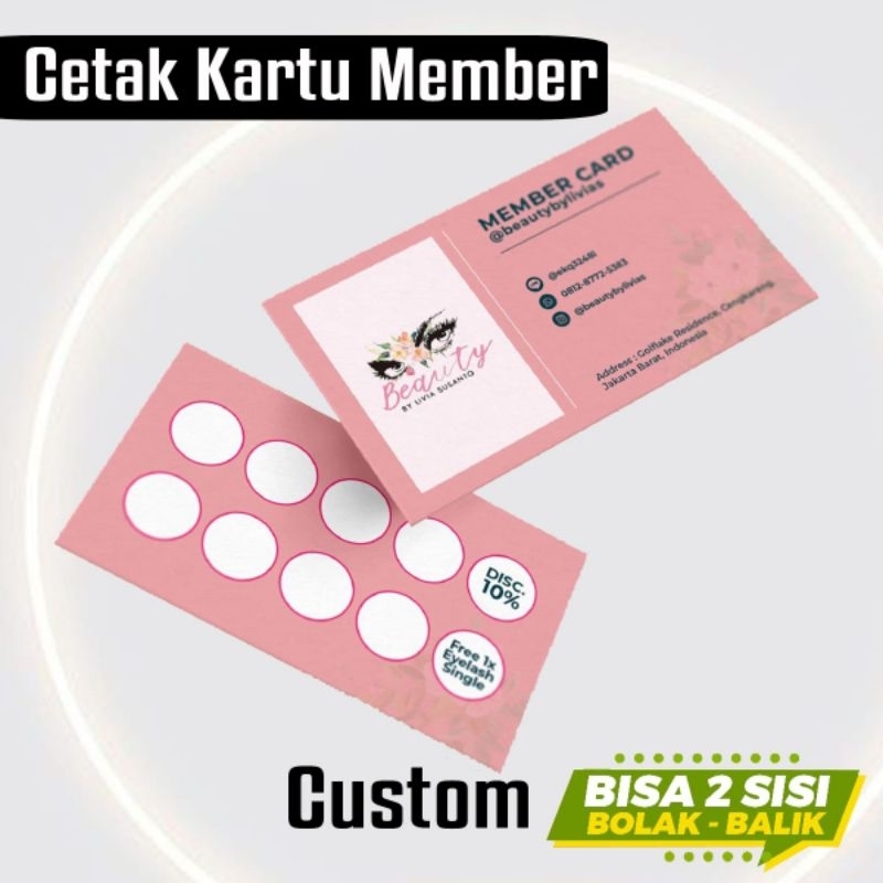 Jual Cetak Kartu Nama isi 100 lembar / kotak , business card, kartu ...