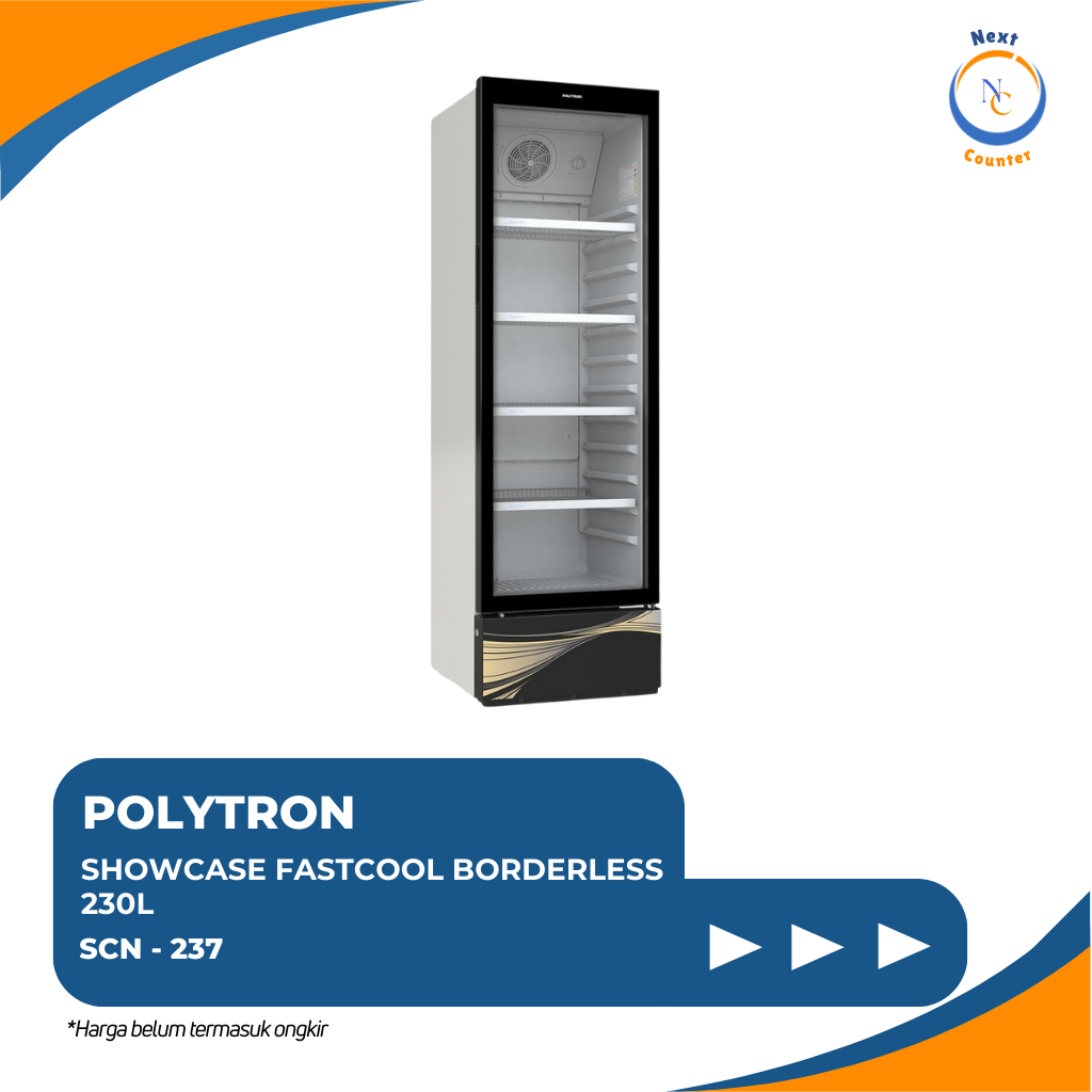 Jual POLYTRON Showcase Fastcool Borderless 285 Liter SCN 237 | Shopee ...
