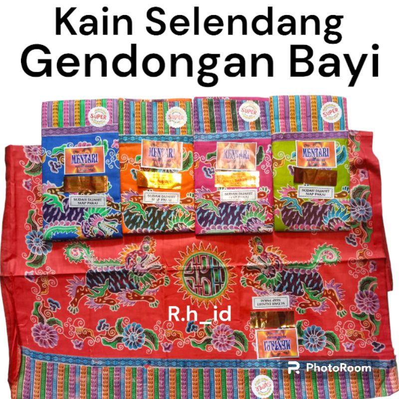 Jual Kain Panjang Gendongan Bayi Cukin Katun Halus MENTARI Motif Naga ...