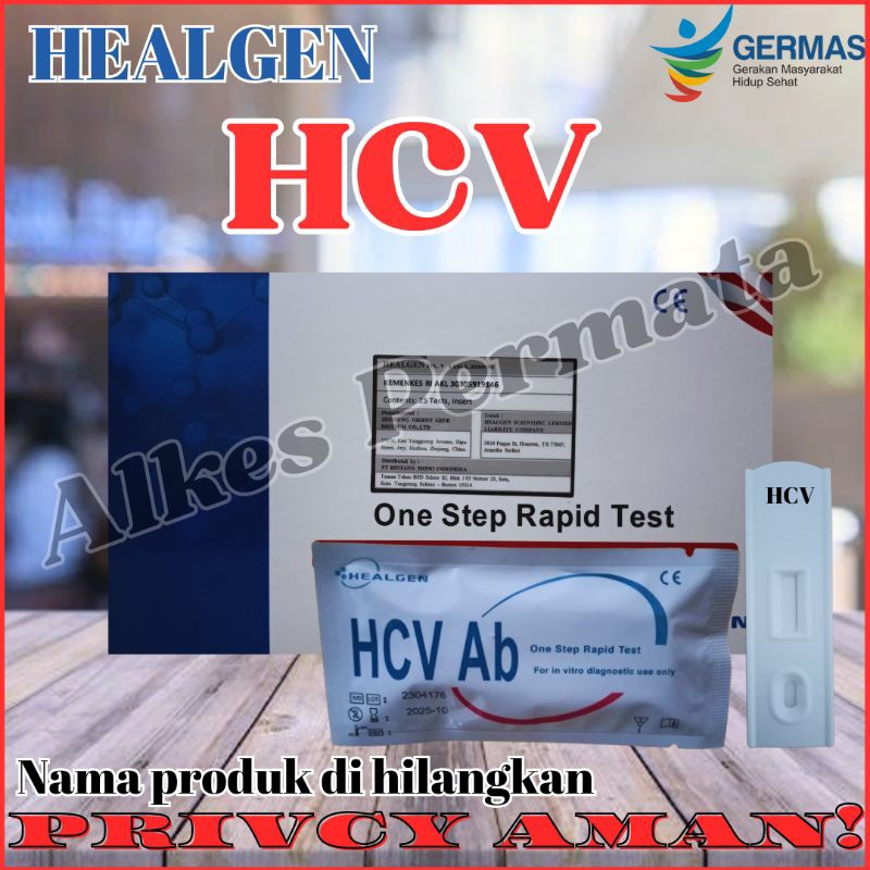 Jual Alat Test HCV Hepatitis C Akurat Mandiri Satuan Healgen | Shopee ...